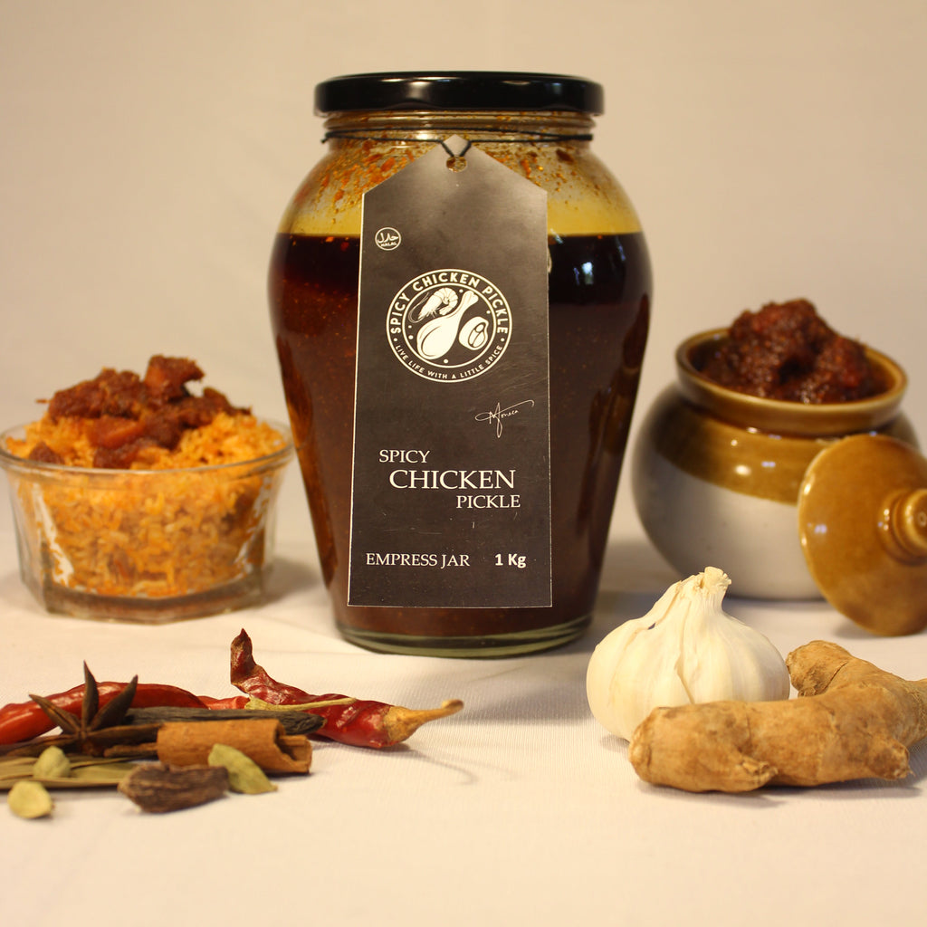 Buy Spicy Chicken Pickle (Empress Jar) Boneless Online | Spicy Chicken ...